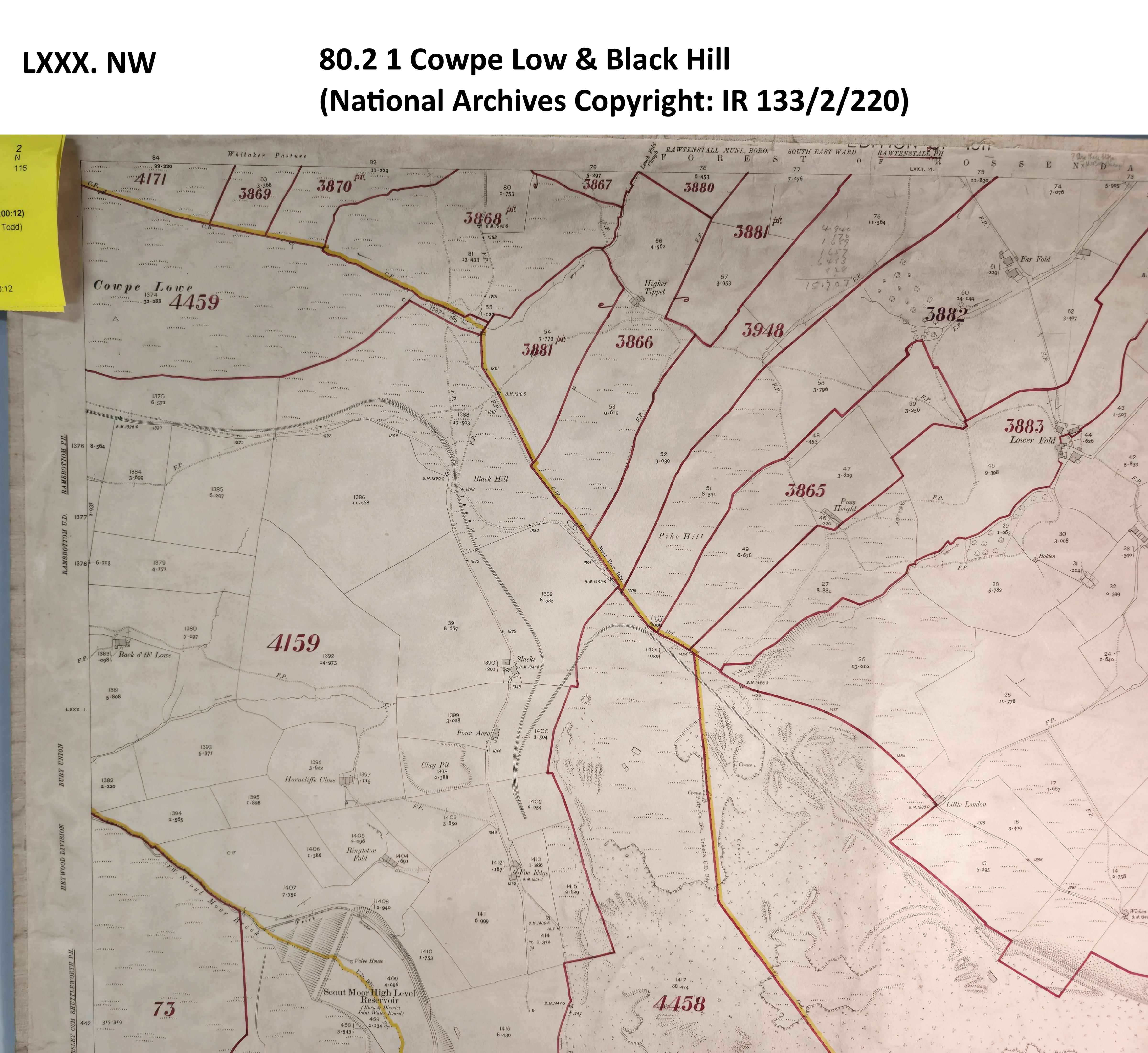 Field Books Map Search – Ramsbottom Heritage Society