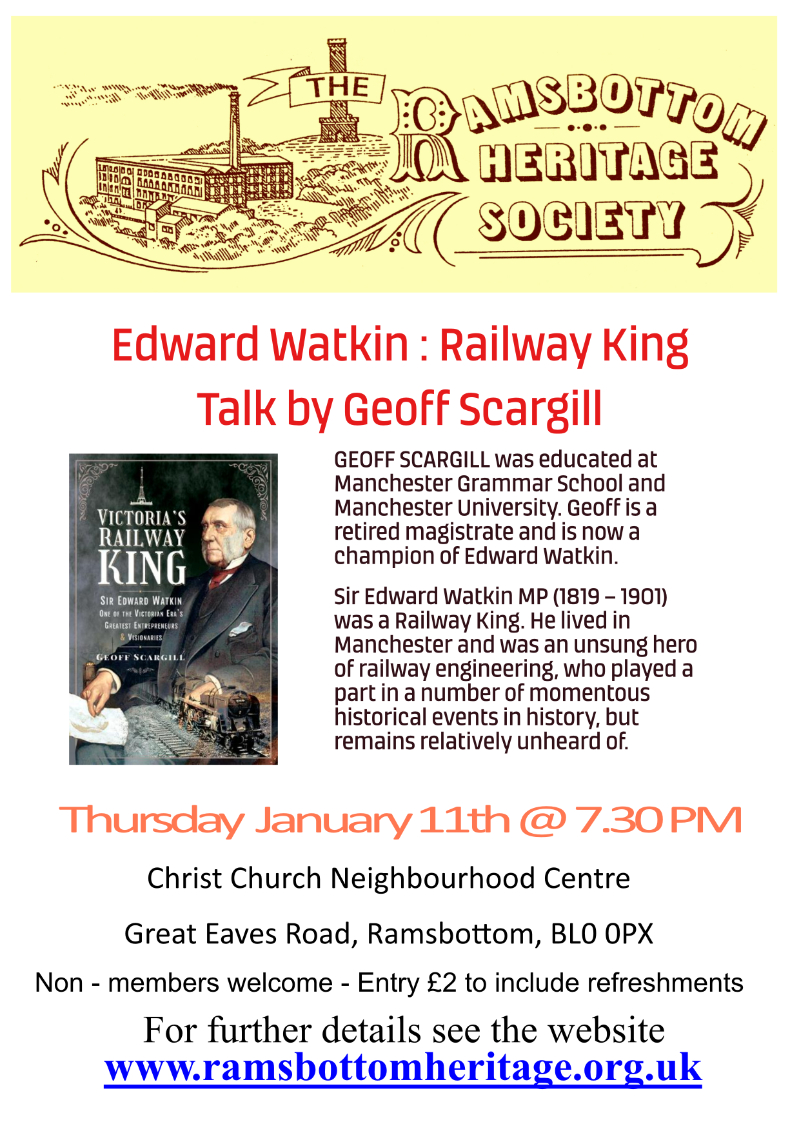 Monthly Meetings – Ramsbottom Heritage Society